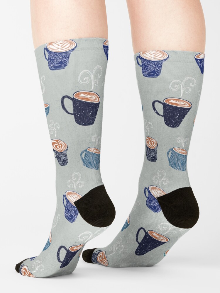 "Coffee Coffee Coffee" Socks for Sale by inkedinred | Redbubble