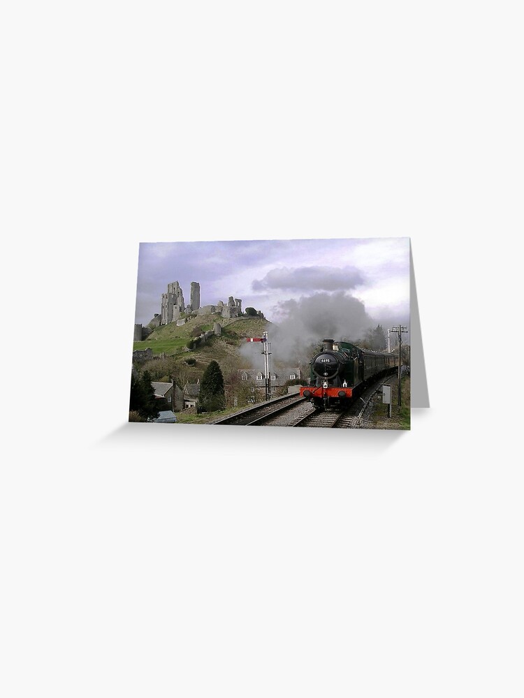 "GWR Tank Engine 6695" Greeting Card for Sale by Mike Streeter | Redbubble