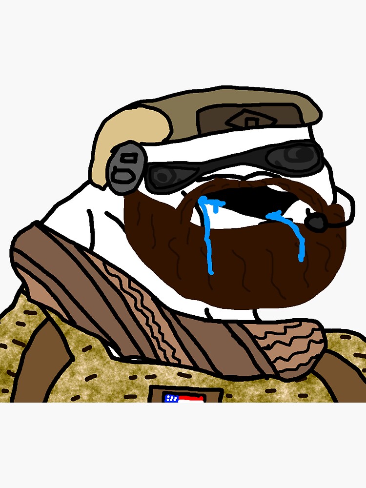 "Brainlet Blackbeard" Sticker by DripDealer | Redbubble