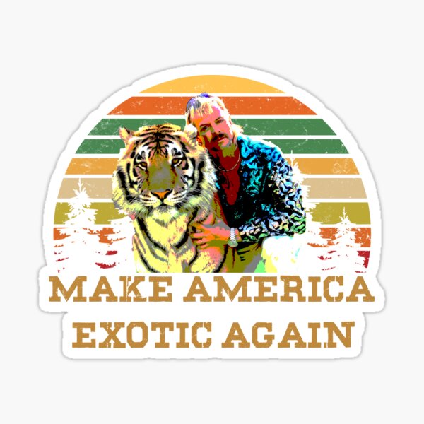 Joe Exotic Stickers | Redbubble