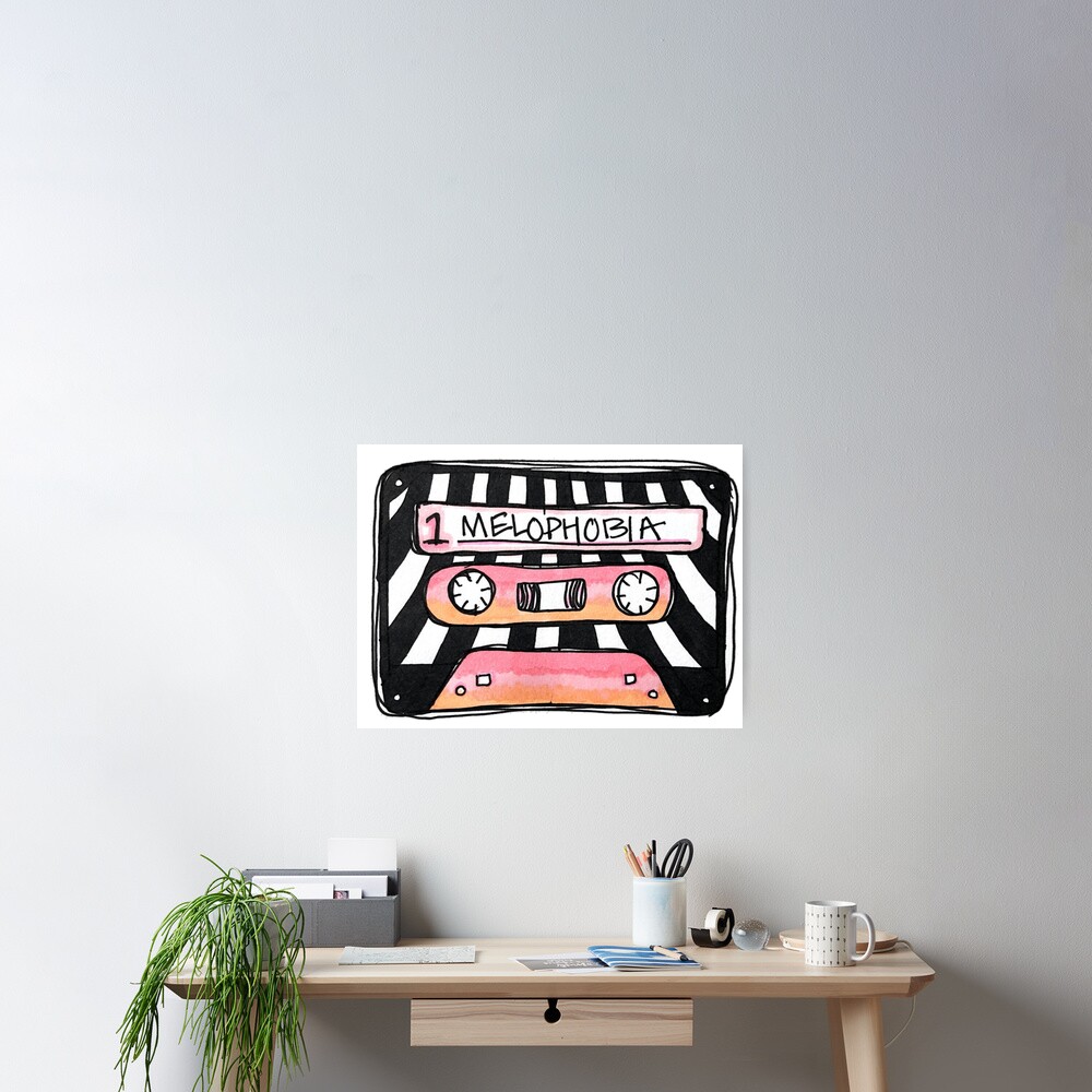 "melophobia" Poster by mjtelly | Redbubble
