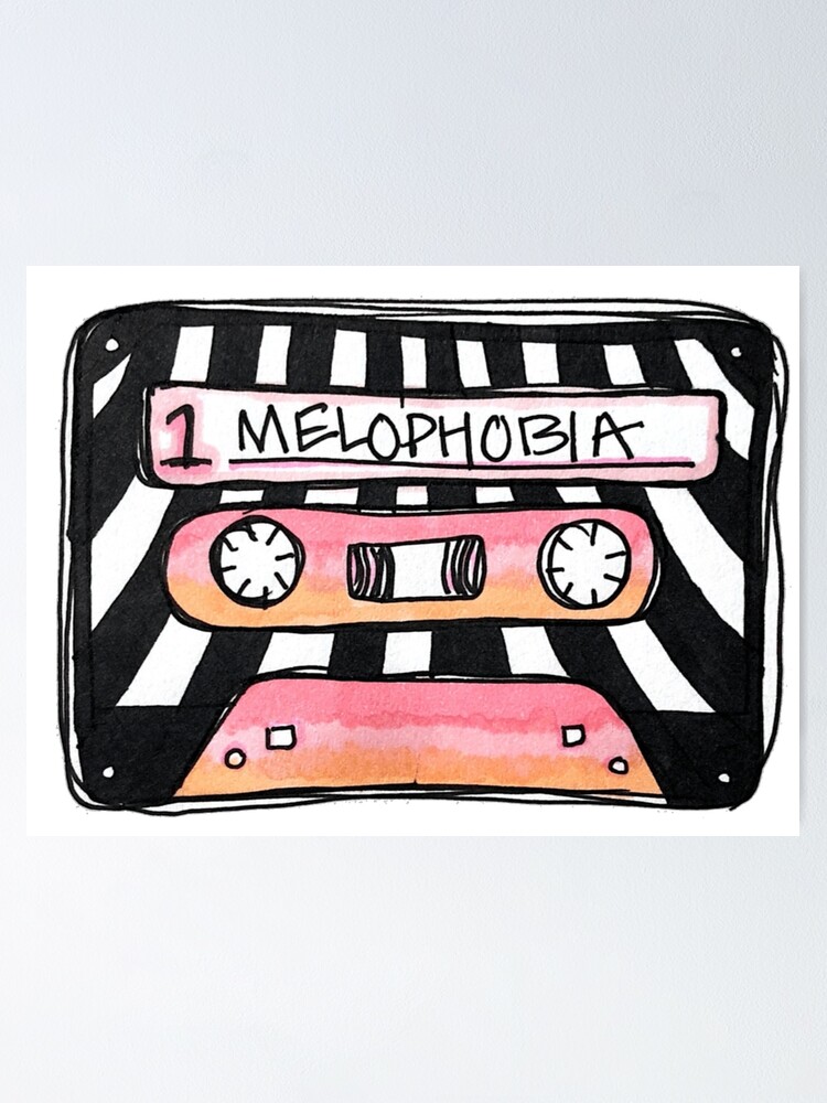 "melophobia" Poster by mjtelly | Redbubble
