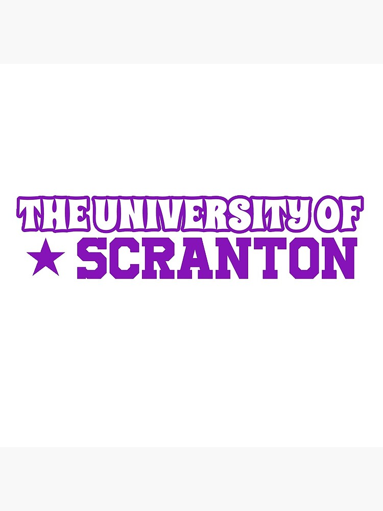 "The University of Scranton" Art Print by smithjulia | Redbubble