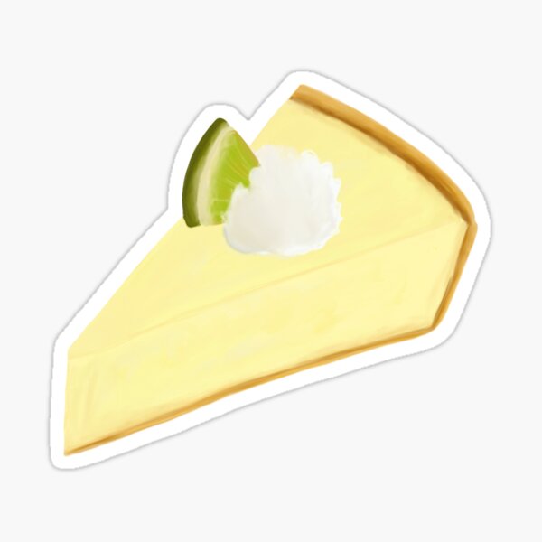"Key lime pie" Sticker for Sale by aclaggett | Redbubble