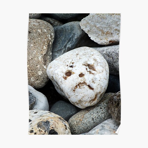 "Sad Little Pebble" Poster for Sale by Yampimon | Redbubble