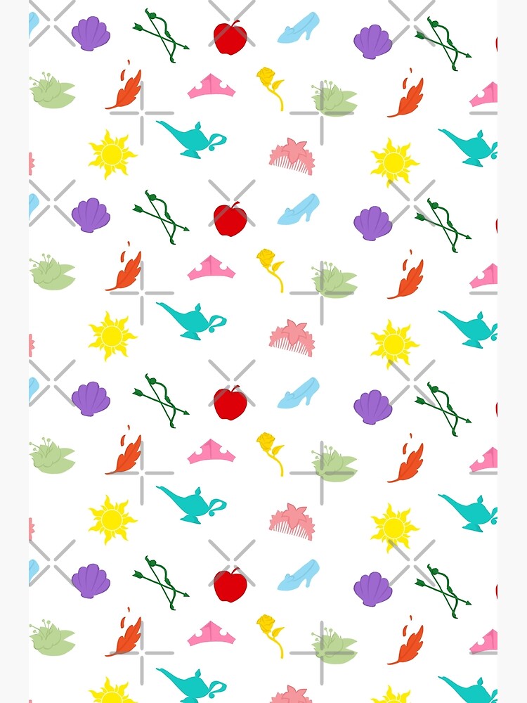 "Princess Symbol Pattern" Poster by lunalalonde | Redbubble