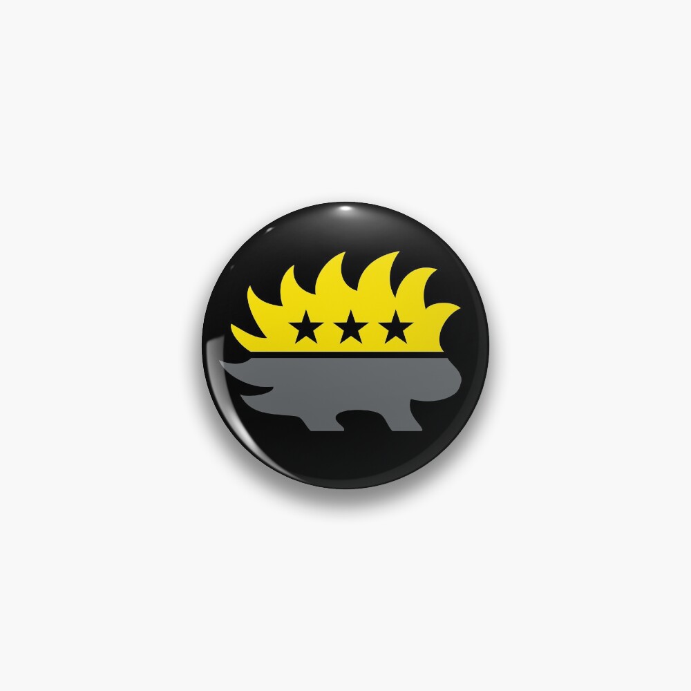 "ancap libertarian porcupine black and yellow anarcho capitalist symbol ...