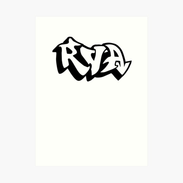 "RVA Graffiti Logo Richmond Virginia" Art Print for Sale by Elizadearg ...