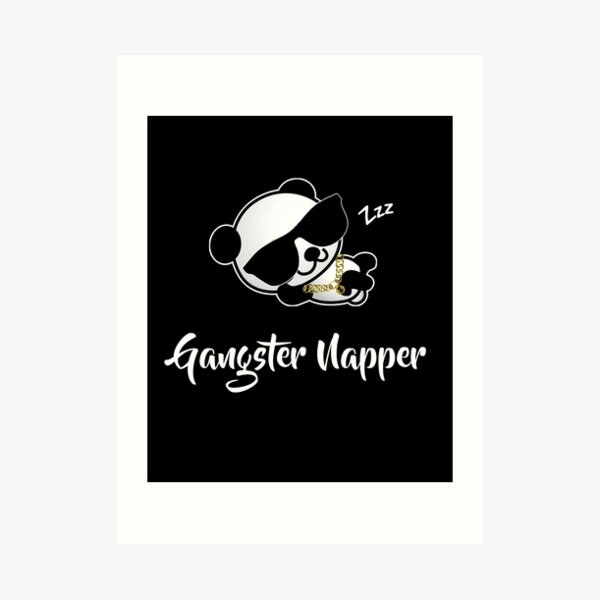 "Gangster Napper Rap Hip Hop Rapper Panda Bear Parody Nap Napping ...