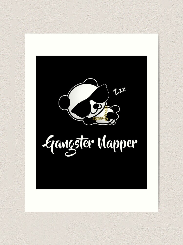 "Gangster Napper Rap Hip Hop Rapper Panda Bear Parody Nap Napping ...