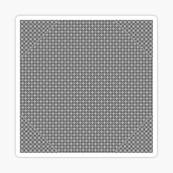 "Gray and black geometric figures" Sticker for Sale by Desenatorul1976 ...