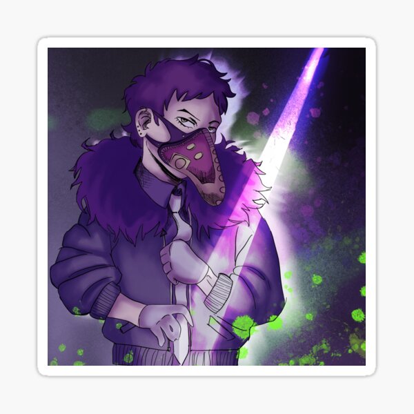 "Kai Chisaki (Overhaul)" Sticker by OrangishJam | Redbubble