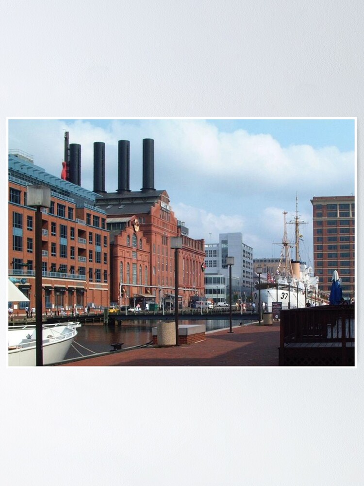 "Baltimore inner harbor" Poster for Sale by windflowers43 | Redbubble