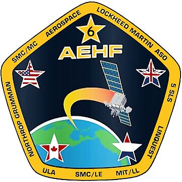 "AEHF-6 Program Logo" Sticker for Sale by MGR Productions Nikki | Redbubble