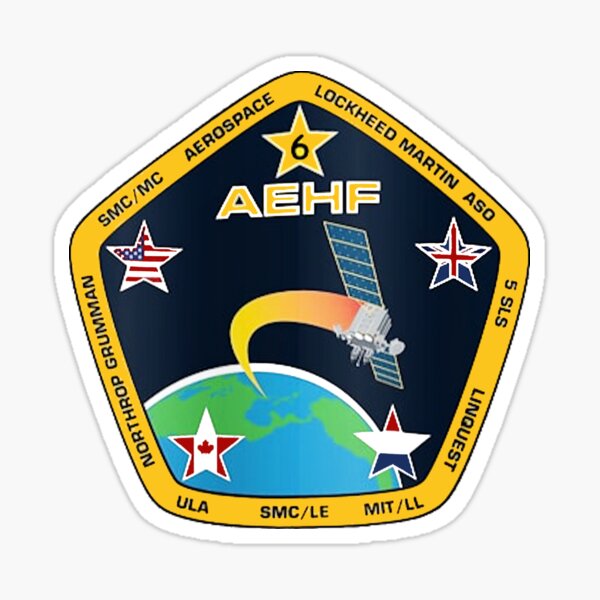 "AEHF-6 Program Logo" Sticker for Sale by MGR Productions Nikki | Redbubble