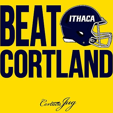 "Ithaca College "Beat Cortland" Football" Sticker for Sale by ...