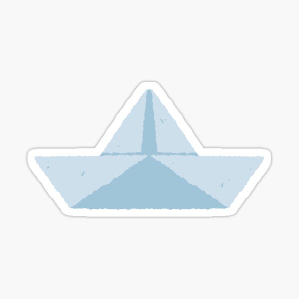 Paperboat Stickers | Redbubble