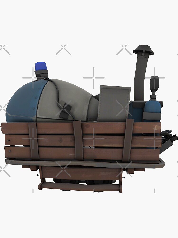 "TF2 Payload Bomb Cart" Sticker for Sale by burba | Redbubble