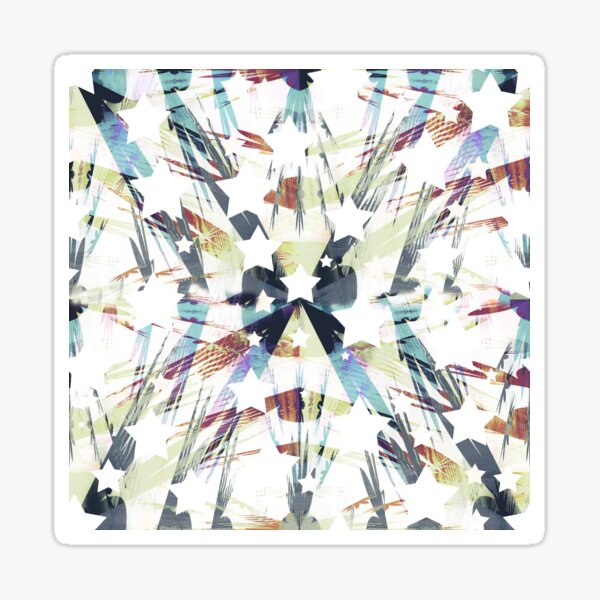 "star texture endless " Sticker for Sale by hutofdesigns | Redbubble