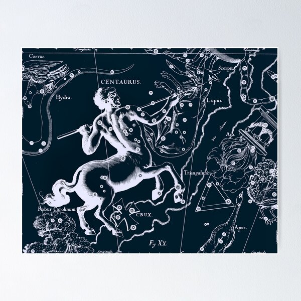 "Centaurus Constellation" Poster for Sale by irinatsy | Redbubble