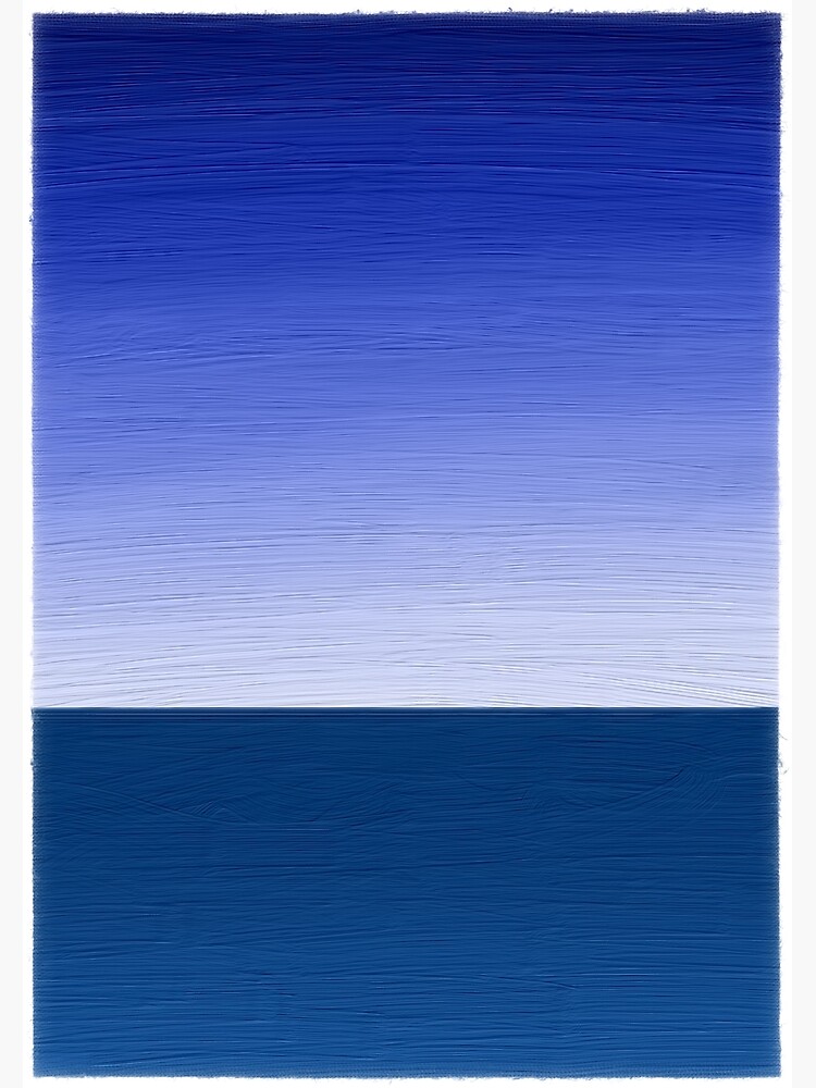"Simple Abstract Horizon over Water" Poster for Sale by AmyOlsen ...