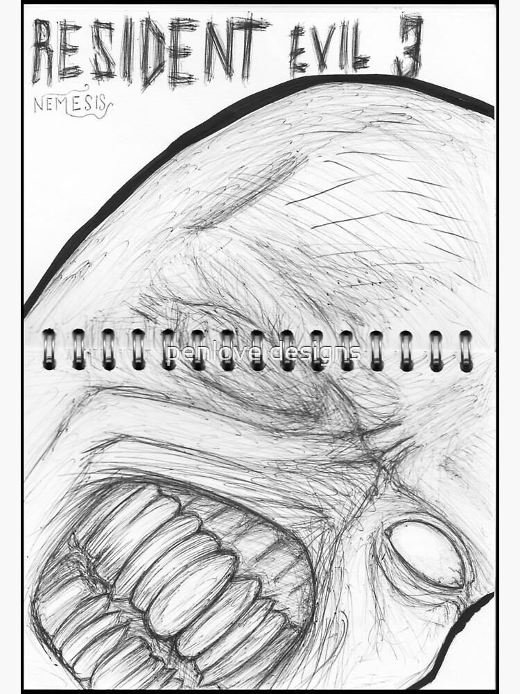 "RESIDENT EVIL NEMESIS" Sticker for Sale by Alexandre Martins | Redbubble