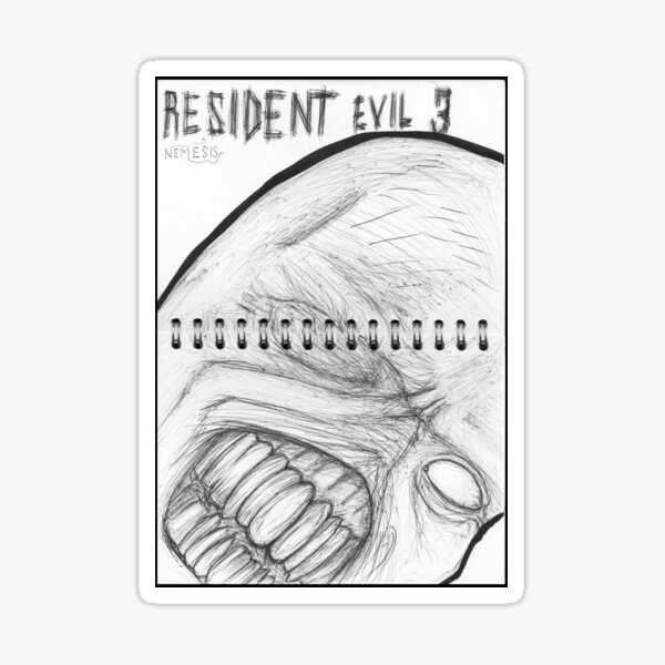 "RESIDENT EVIL NEMESIS" Sticker for Sale by Alexandre Martins | Redbubble