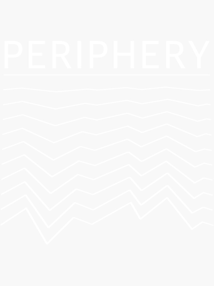 "PERIPHERY" Sticker for Sale by deppz | Redbubble