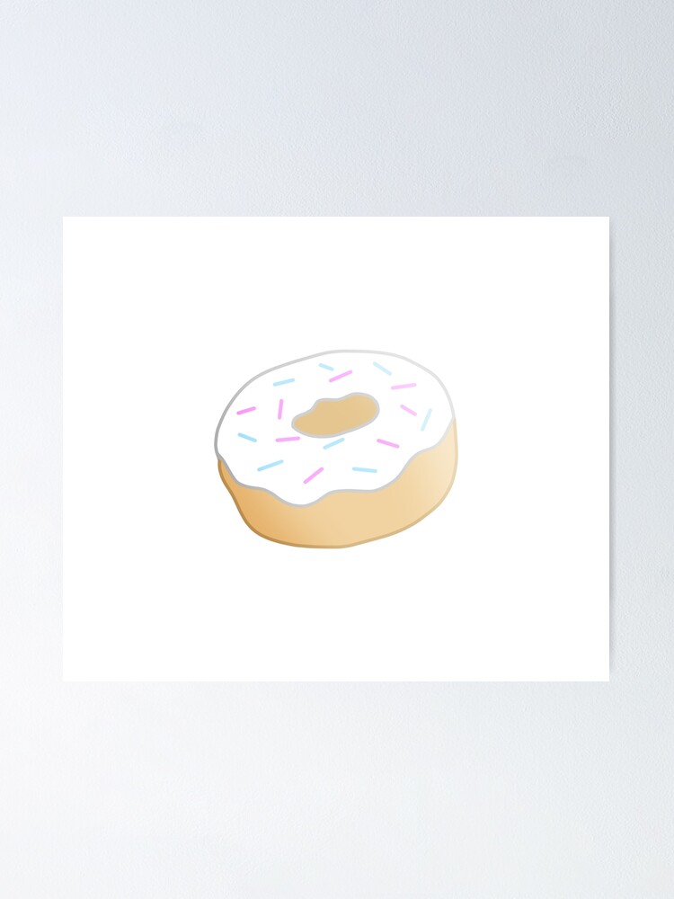"trans pride donut" Poster by quantumplumbob | Redbubble