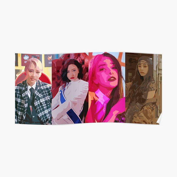 "Mamamoo drawing" Poster by JungKook-BTS | Redbubble