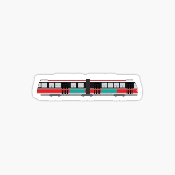 "Toronto TTC (ALRV) Streetcar" Sticker for Sale by BambooKoi | Redbubble