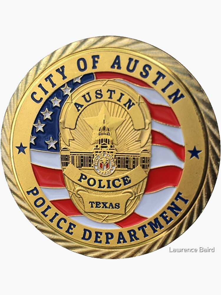 "Austin Police Department" Sticker for Sale by lawrencebaird | Redbubble
