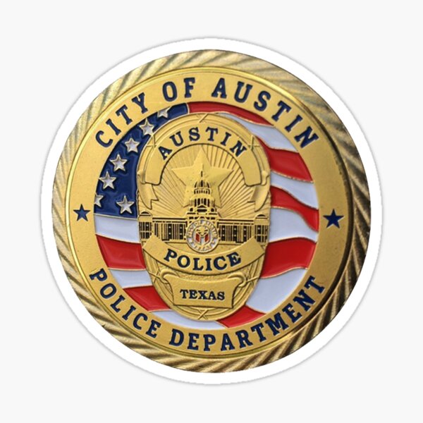 "Austin Police Department" Sticker for Sale by lawrencebaird | Redbubble