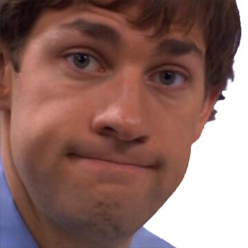 "Jim Halpert staring into the camera" Sticker for Sale by valivaly99 ...