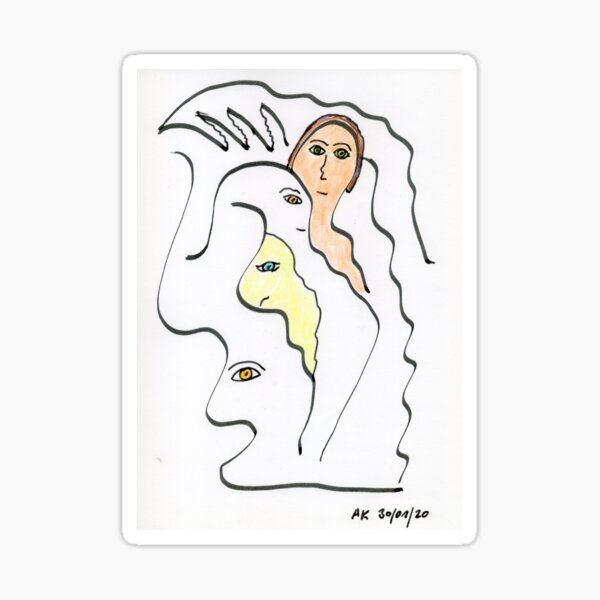 "The story 08" Sticker by Sasankah | Redbubble