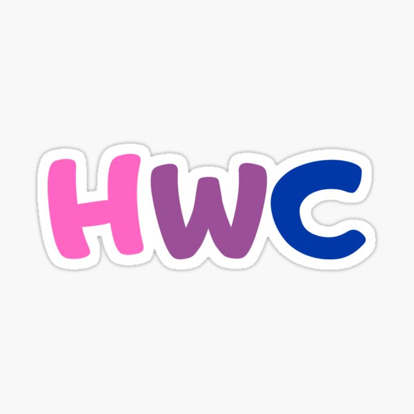 "HWC sticker" Sticker for Sale by cstapletongray | Redbubble