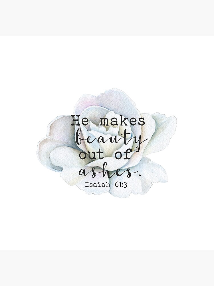 "Bible Verse Isaiah 61:3" Poster for Sale by MaPetiteFleur | Redbubble