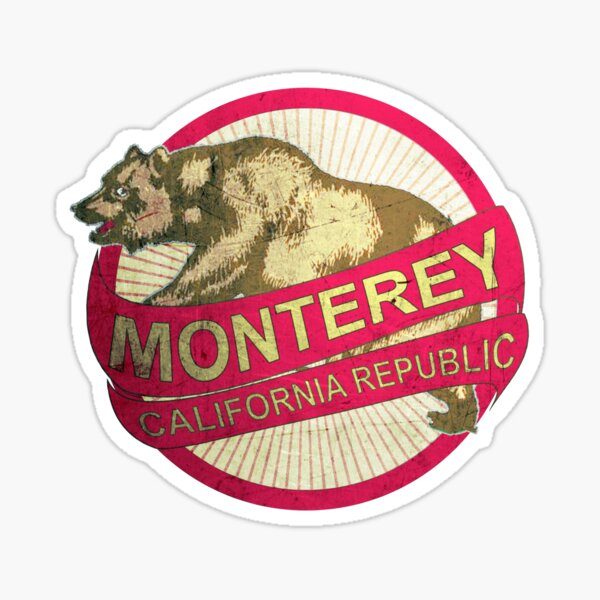 Monterey California Stickers | Redbubble