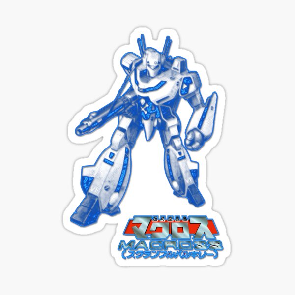 "Macross Fan Art" Sticker for Sale by DataDumb | Redbubble