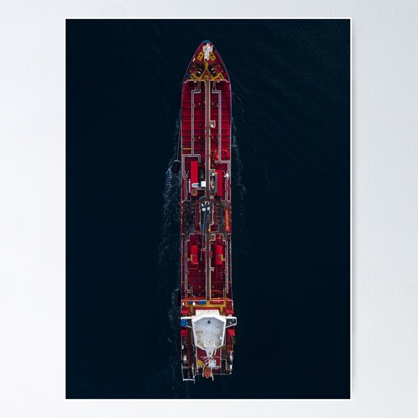 "Oil Tanker " Poster for Sale by The-Drone-Man | Redbubble