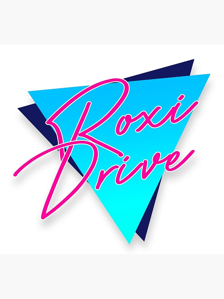 "Roxi Drive - Triangle Logo" Art Print for Sale by R0XIDRIVE | Redbubble