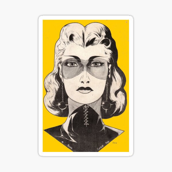 "Dominatrix Woman by Gene Bilbrew " Sticker for Sale by nickaless ...