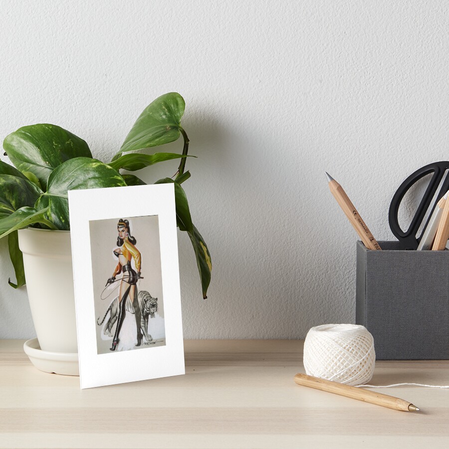 "Tiger Queen by Gene Bilbrew" Art Board Print by nickaless | Redbubble