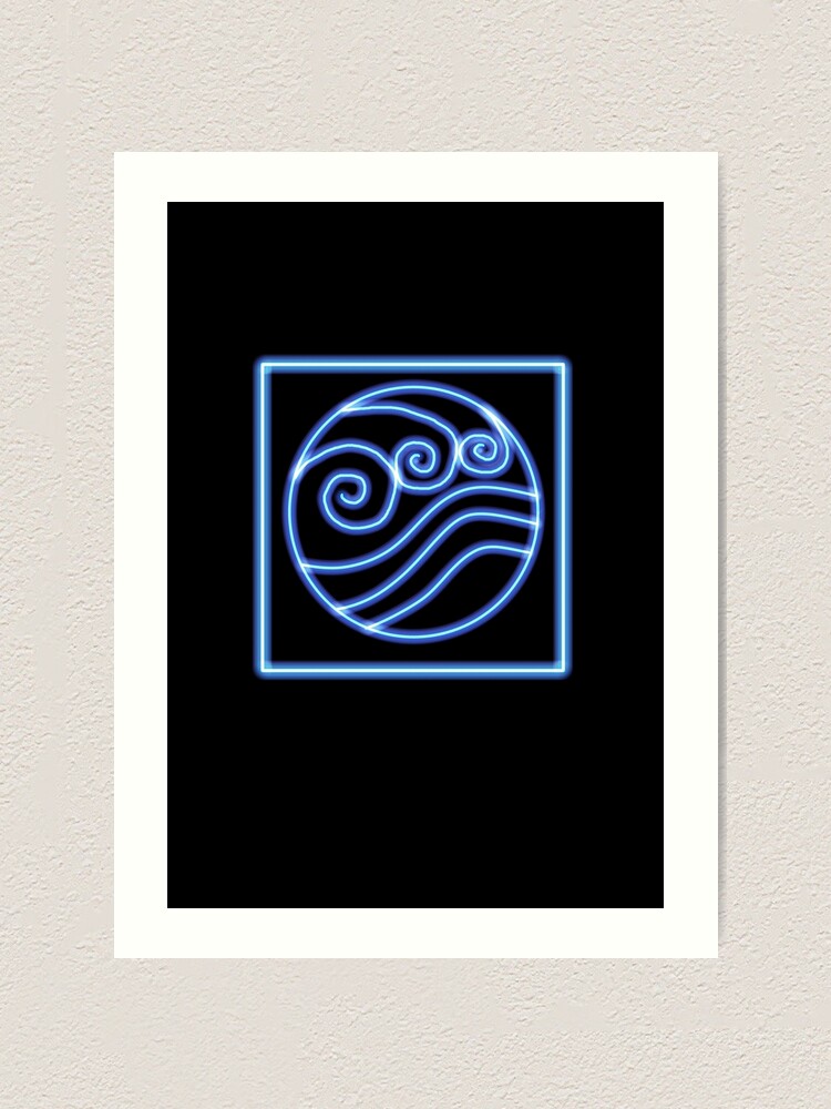 "Water Avatar Legend of Aang Korra Elements - Neon Water Benders by ...