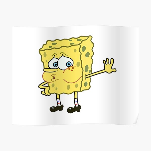"SpongeBob out of Breath" Poster for Sale by mgilmartin100 | Redbubble