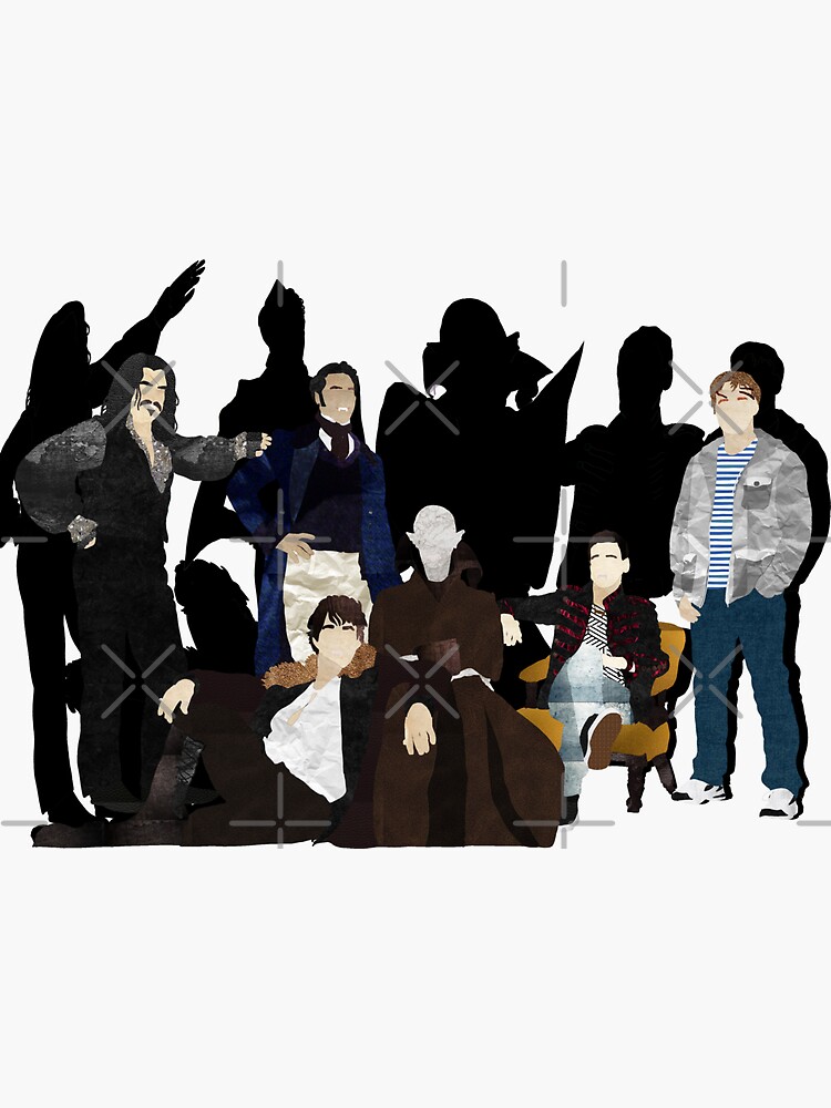 "What we do in the shadows" Sticker for Sale by Iris-Smalls | Redbubble