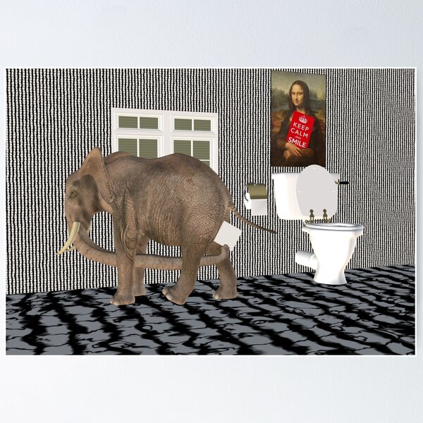 "Finally Housebroken" Poster for Sale by Mythos57 | Redbubble