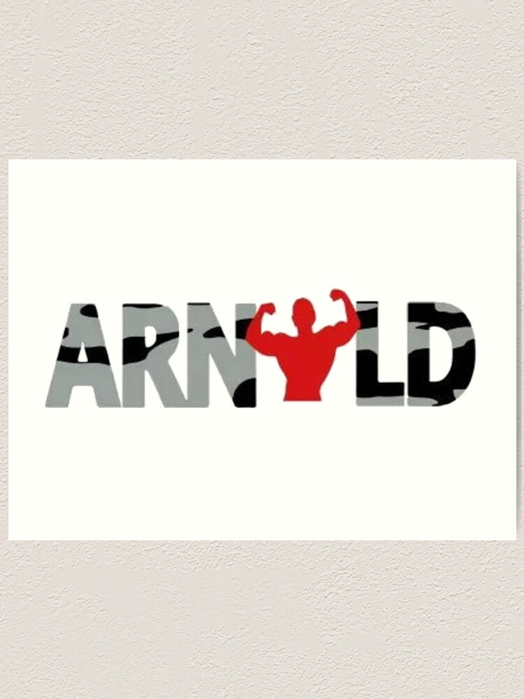 "Arnold Schwarzenegger logo" Art Print by Luna7 | Redbubble