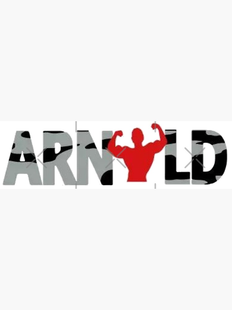 "Arnold Schwarzenegger logo" Poster by Luna7 | Redbubble