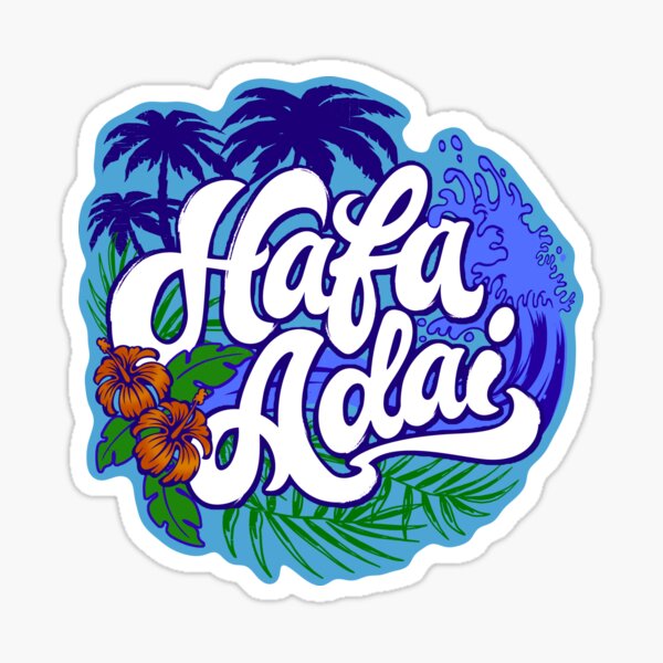 "Hafa Adai Guam Sticker" Sticker for Sale by TheLocalFabric | Redbubble